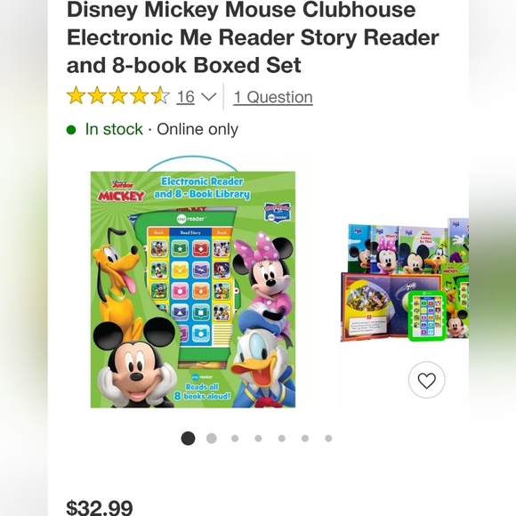 Disney | Toys | Disney Mickey Mouse Clubhouse Electronic Me Reader ...